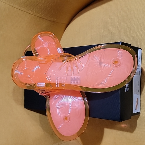 Coach | Shoes | Coach Natalee Jelly Sandals Firm Price | Poshmark